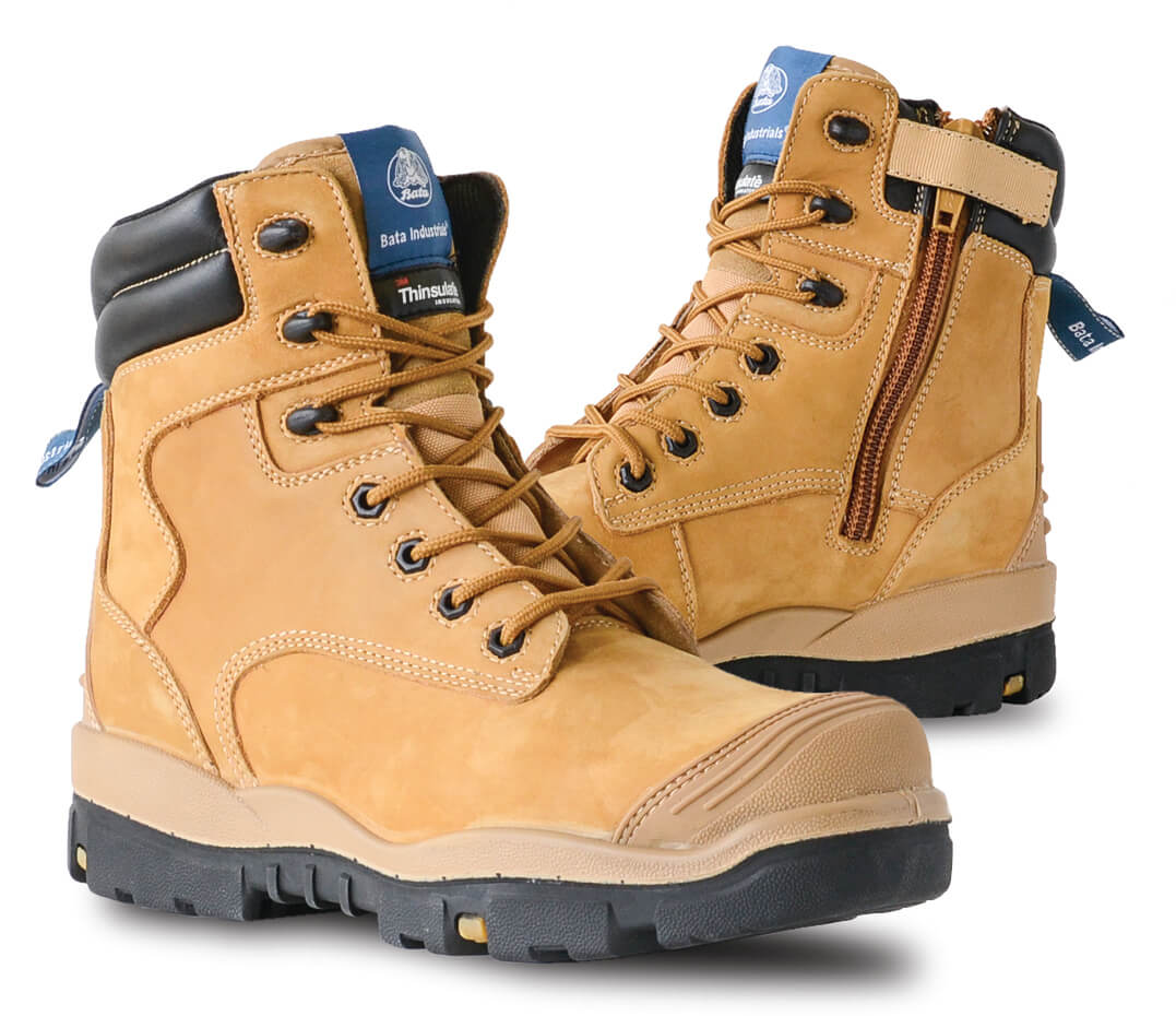 Bata Longreach Zip Side Thermal Safety Boot - Badger Australia