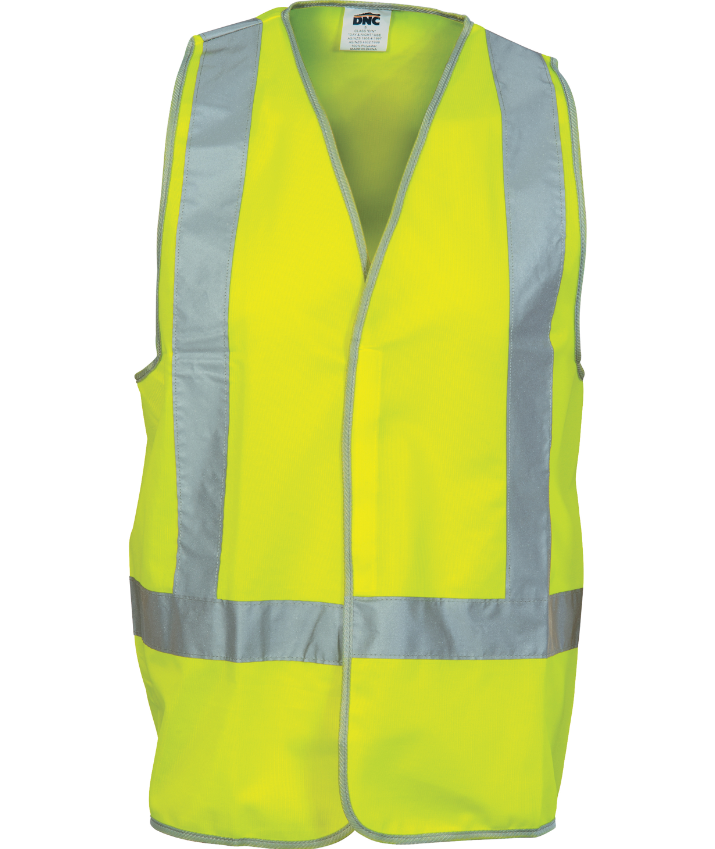 DNC Hivis Cross Back (D+N) Safety Vest - Badger Australia